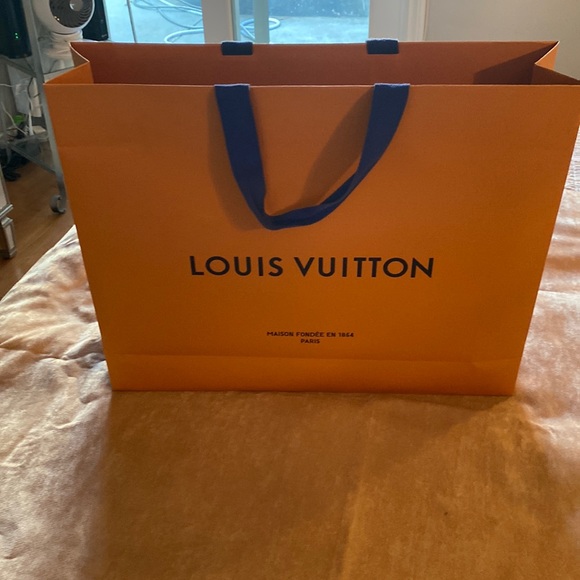 Louis Vuitton | Bags | Genuine Lv Paper Shopping Bag | Poshmark